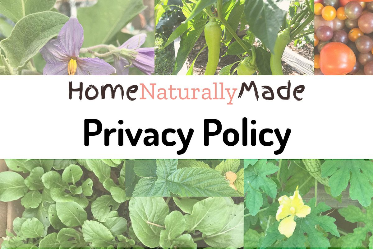 Privacy Policy - HomeNaturallyMade