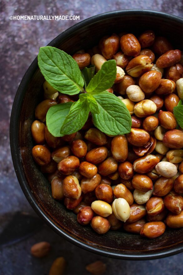 Chinese Style Pan-Fried Peanuts - HomeNaturallyMade