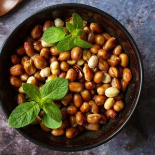 Chinese Style Pan-Fried Peanuts - HomeNaturallyMade