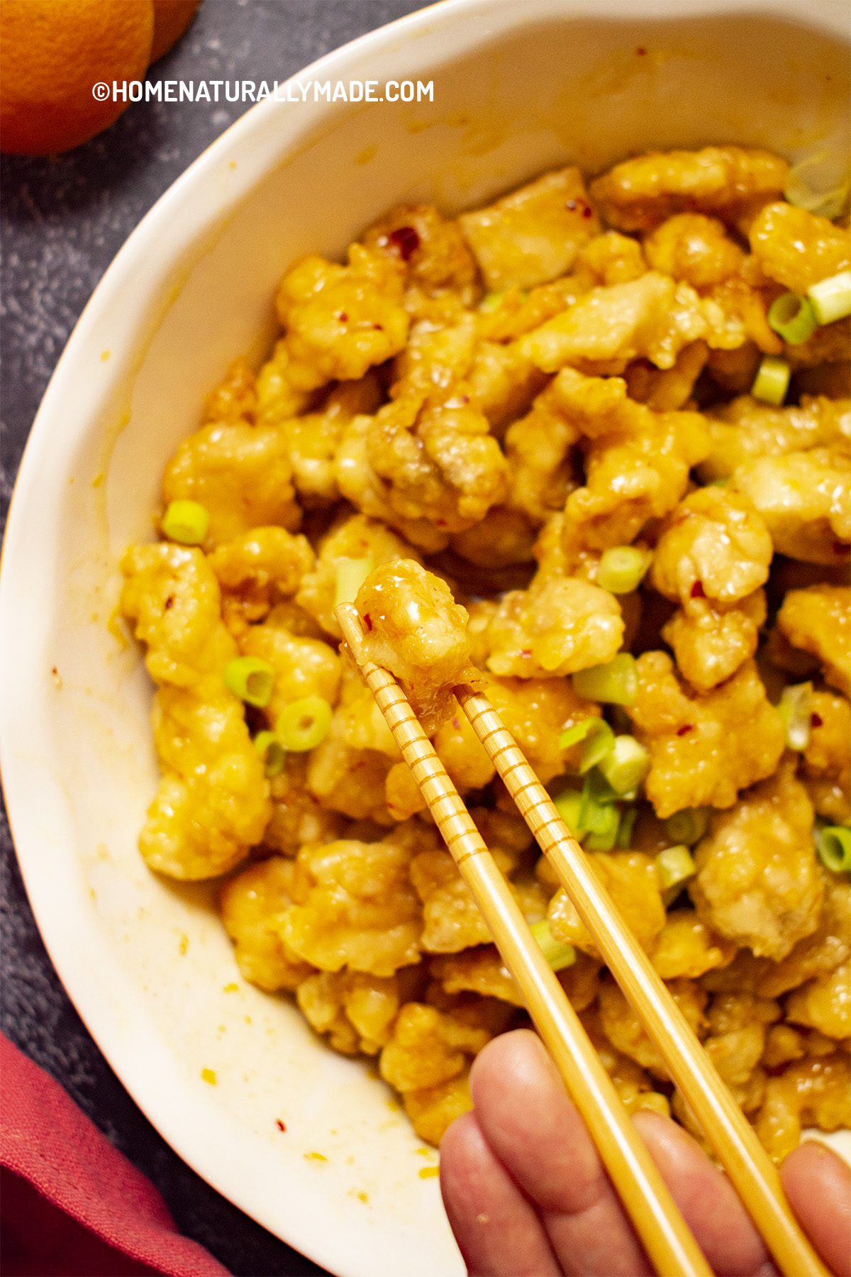 Orange Chicken {Better than Takeout} - HomeNaturallyMade