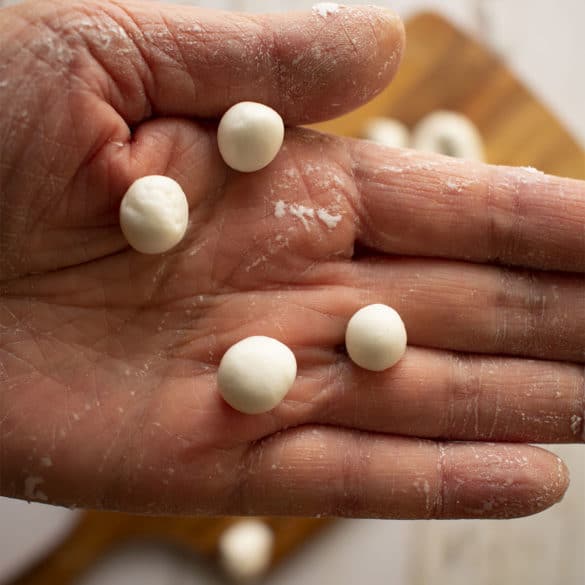 Homemade Sweet Rice Mini Balls 搓小圆子 - HomeNaturallyMade