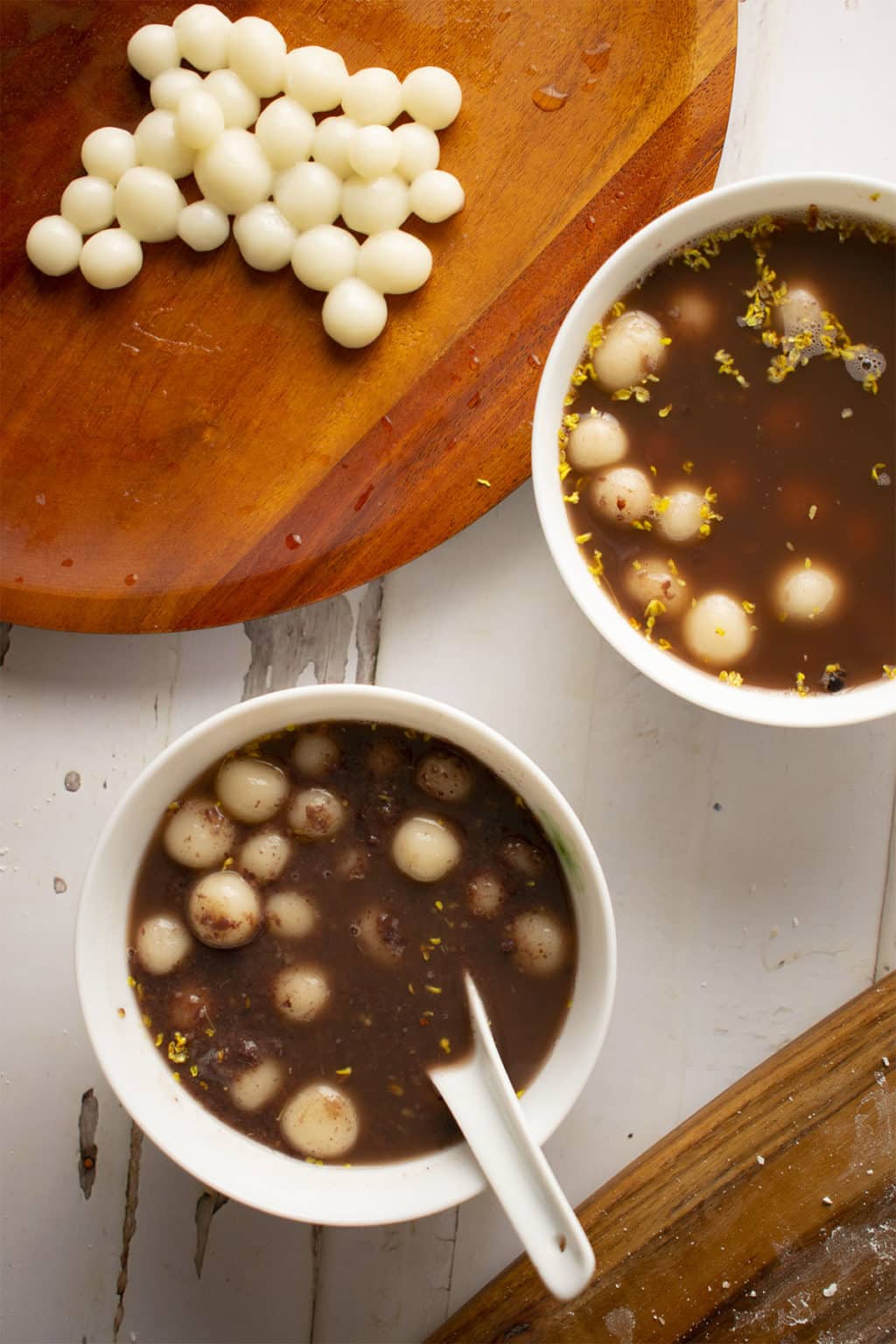 Red Bean Mochi Soup {红豆圆子汤} - HomeNaturallyMade