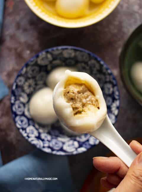 Rou Yue Bing {Suzhou Style Pork Mooncake} - HomeNaturallyMade