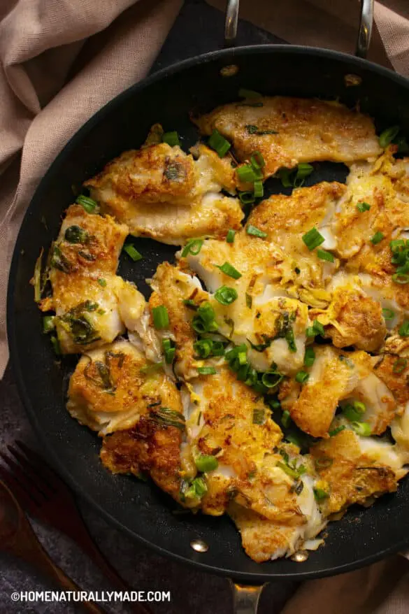 Pan Fried Cod Fillet {Easy Delicious Asian Fusion} - HomeNaturallyMade