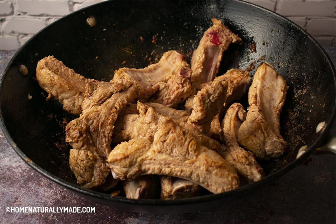 Sweet and Sour Ribs Shanghai-Style - HomeNaturallyMade