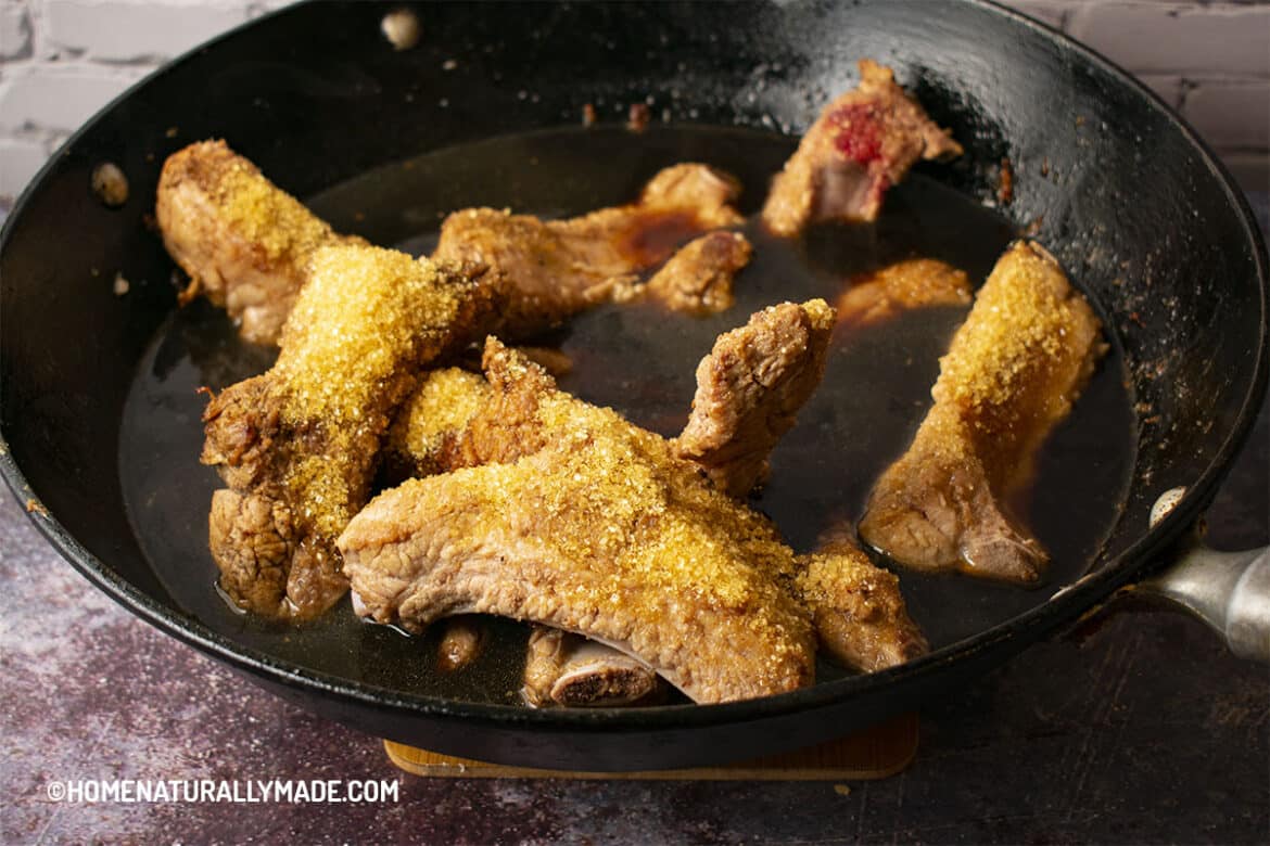 Sweet and Sour Ribs Shanghai-Style - HomeNaturallyMade