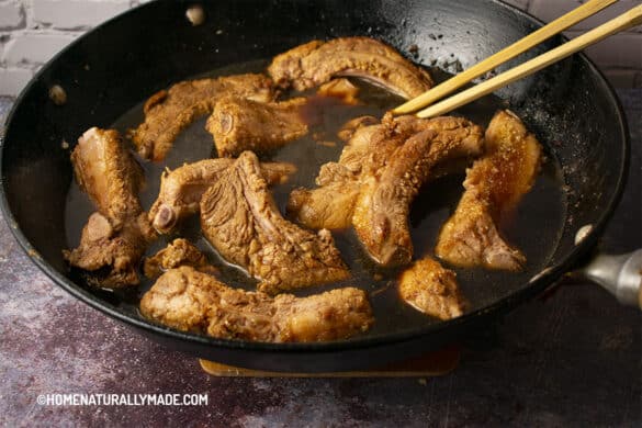 Sweet and Sour Ribs Shanghai-Style - HomeNaturallyMade