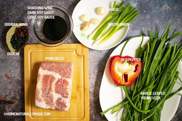 Twice Cooked Pork {Hui Guo Rou 回锅肉} - HomeNaturallyMade