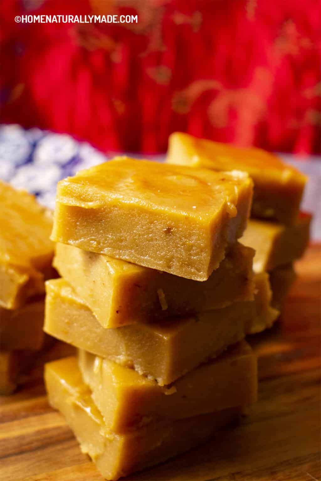 Brown Sugar Rice Cake {桂花红糖年糕} - HomeNaturallyMade