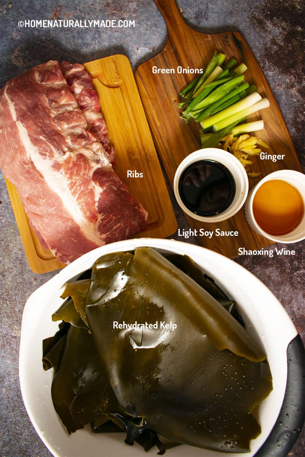 Kelp Rib Soup Chinese Style {海带排骨汤} - HomeNaturallyMade