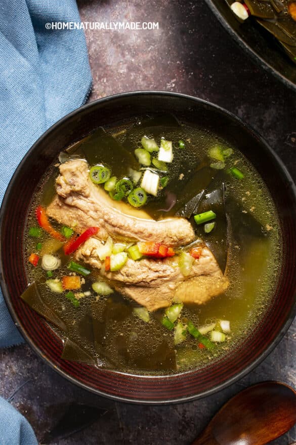 Kelp Rib Soup Chinese Style {海带排骨汤} - HomeNaturallyMade