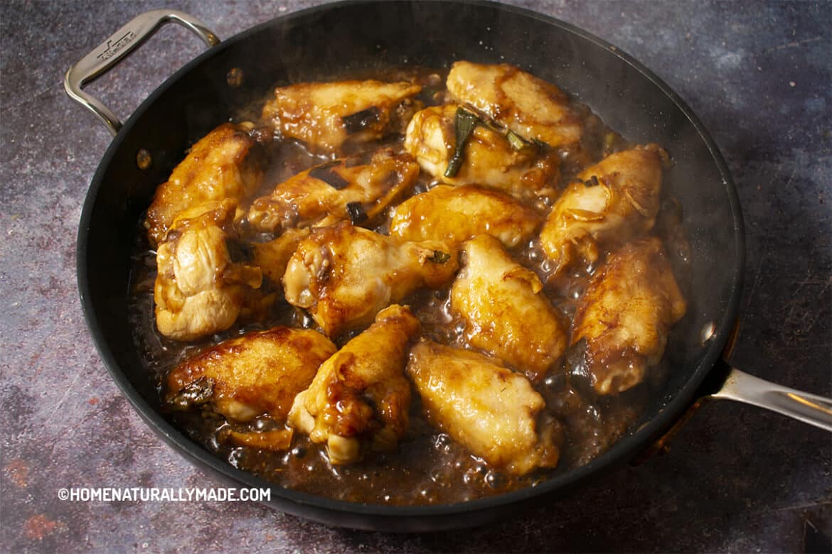 Braised Chicken Wings Shanghai-Style - HomeNaturallyMade