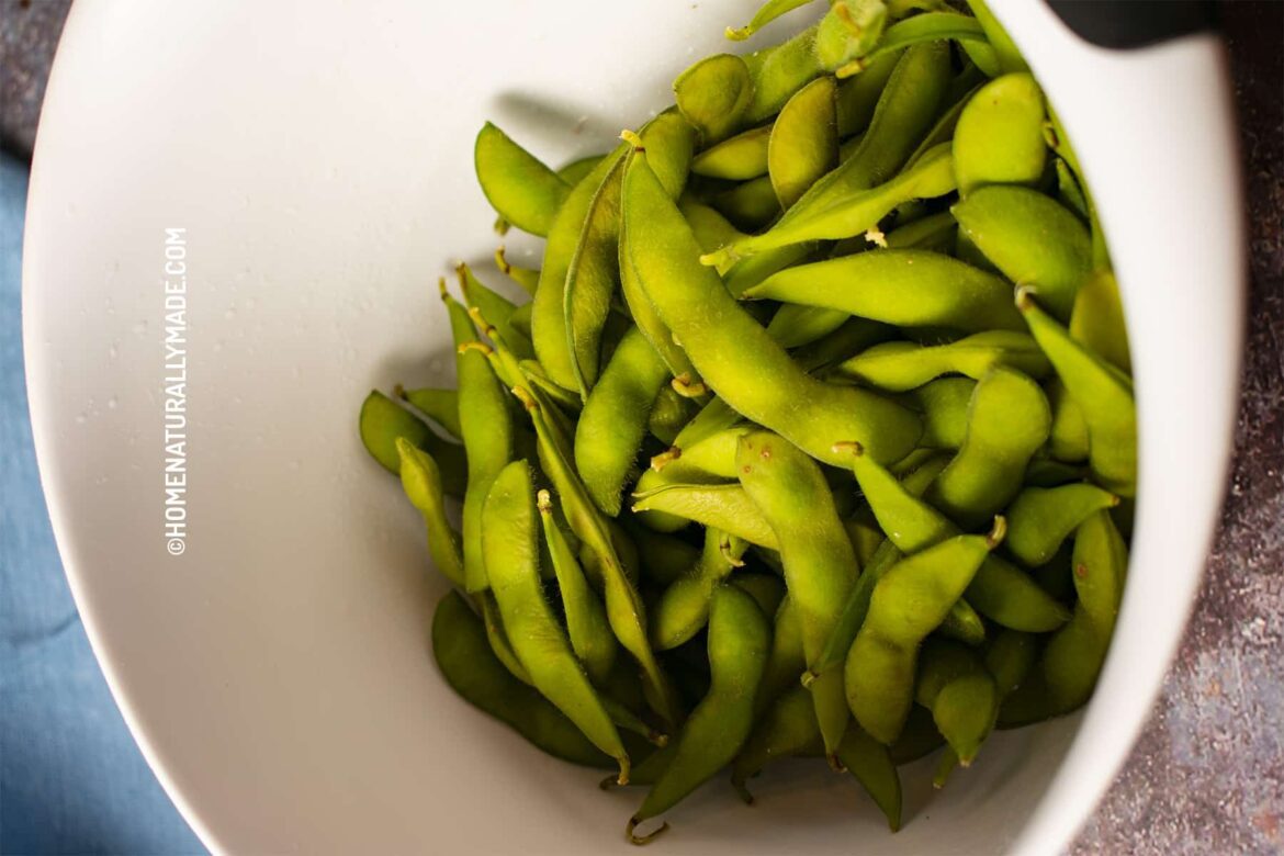 Edamame {Easy Healthy Restaurant Style} - HomeNaturallyMade