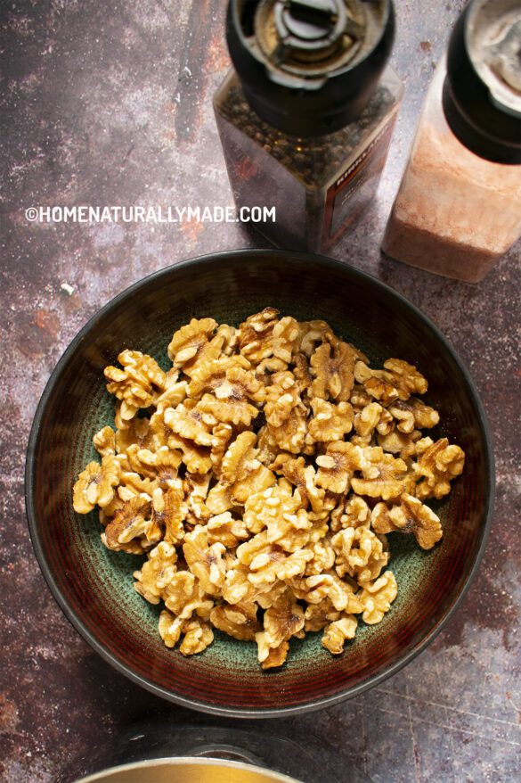 Roasted Walnuts {Quick Yummy Way} - HomeNaturallyMade