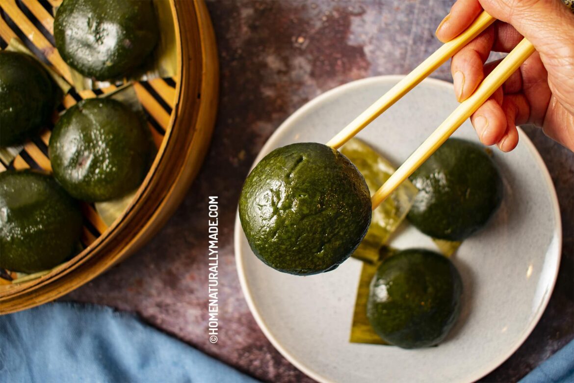 Qing Tuan {Easy Authentic Huai Yang Style} | HomeNaturallyMade