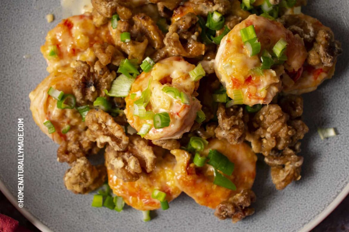 Honey Walnut Shrimp {Easy Delicious Healthy Way} | HomeNaturallyMade