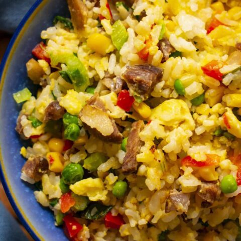 Yangzhou Fried Rice { Authentic Easy Yummy} - HomeNaturallyMade
