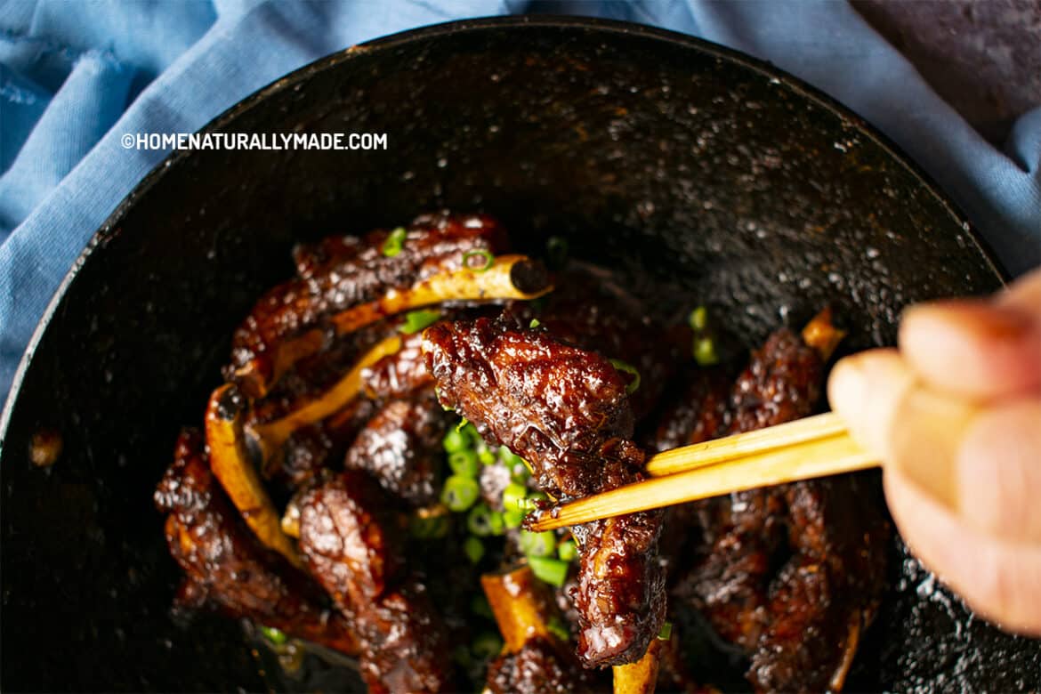 Sweet and Sour Ribs Shanghai-Style - HomeNaturallyMade