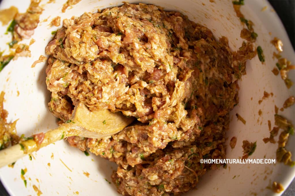 Rou Bing Zheng Dan {Pork Cake layered with Eggs} - HomeNaturallyMade