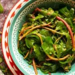 Stir Fried Watercress {Quick Easy Xi Yang Cai} - HomeNaturallyMade