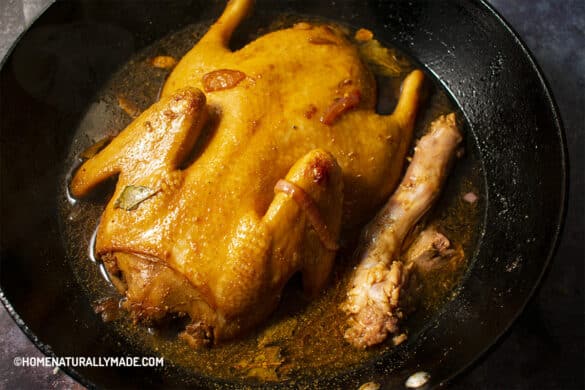 Braised Duck with Spices {Chinese Style Lu Ya} - HomeNaturallyMade
