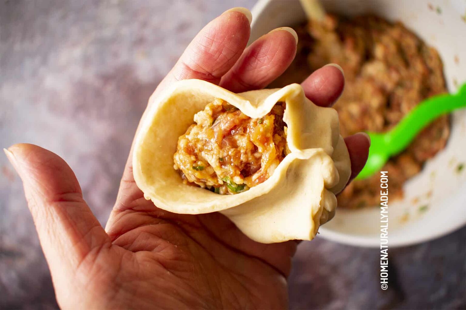 Sheng Jian Mantou {Shanghai Pan Fried Pork Buns} - HomeNaturallyMade