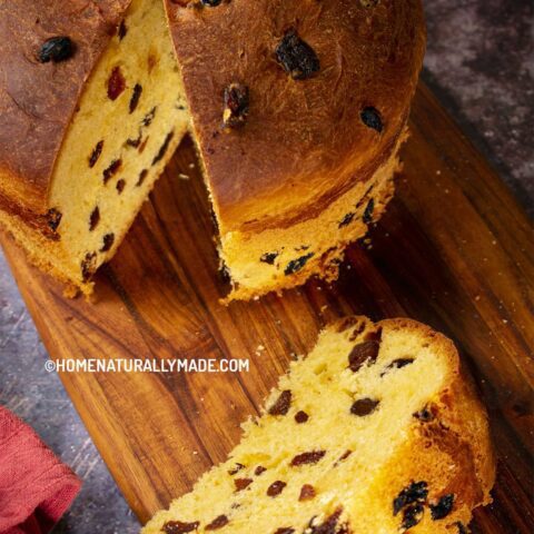 Italian Panettone {Easy Yummy Healthy Way} - HomeNaturallyMade