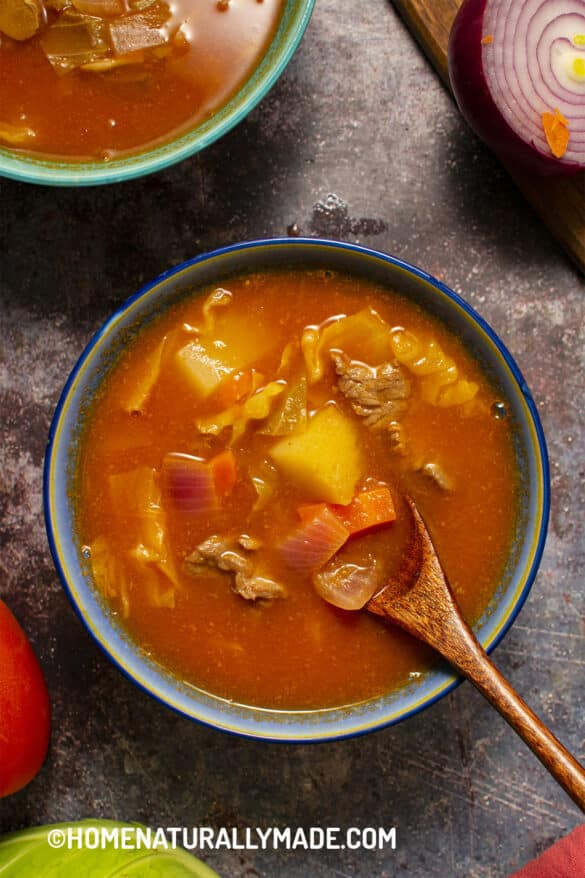 Luo Song Tang {Shanghai-Style Borscht Soup} - HomeNaturallyMade