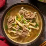 Xiang Gu Ji Tang {Chinese Mushroom Chicken Soup} - HomeNaturallyMade