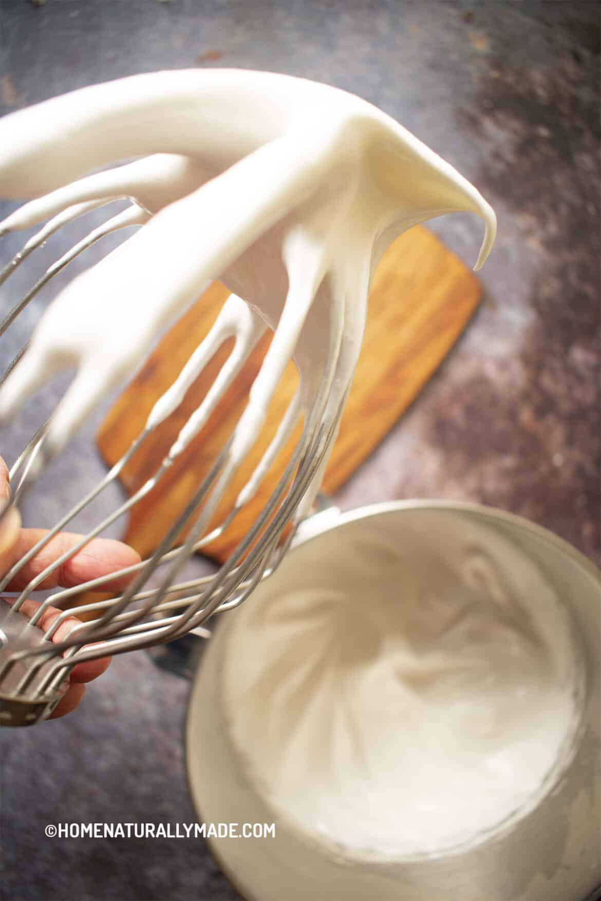 Chinese Sponge Cake with Whipped Cream - HomeNaturallyMade