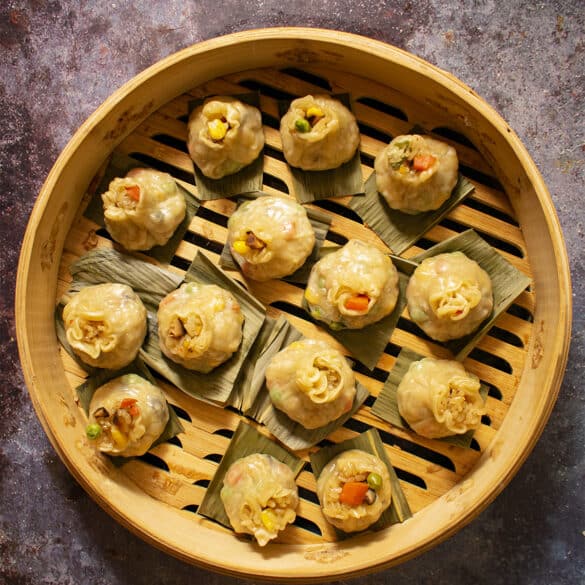 Shanghai-style Shao Mai {Shumai} - HomeNaturallyMade