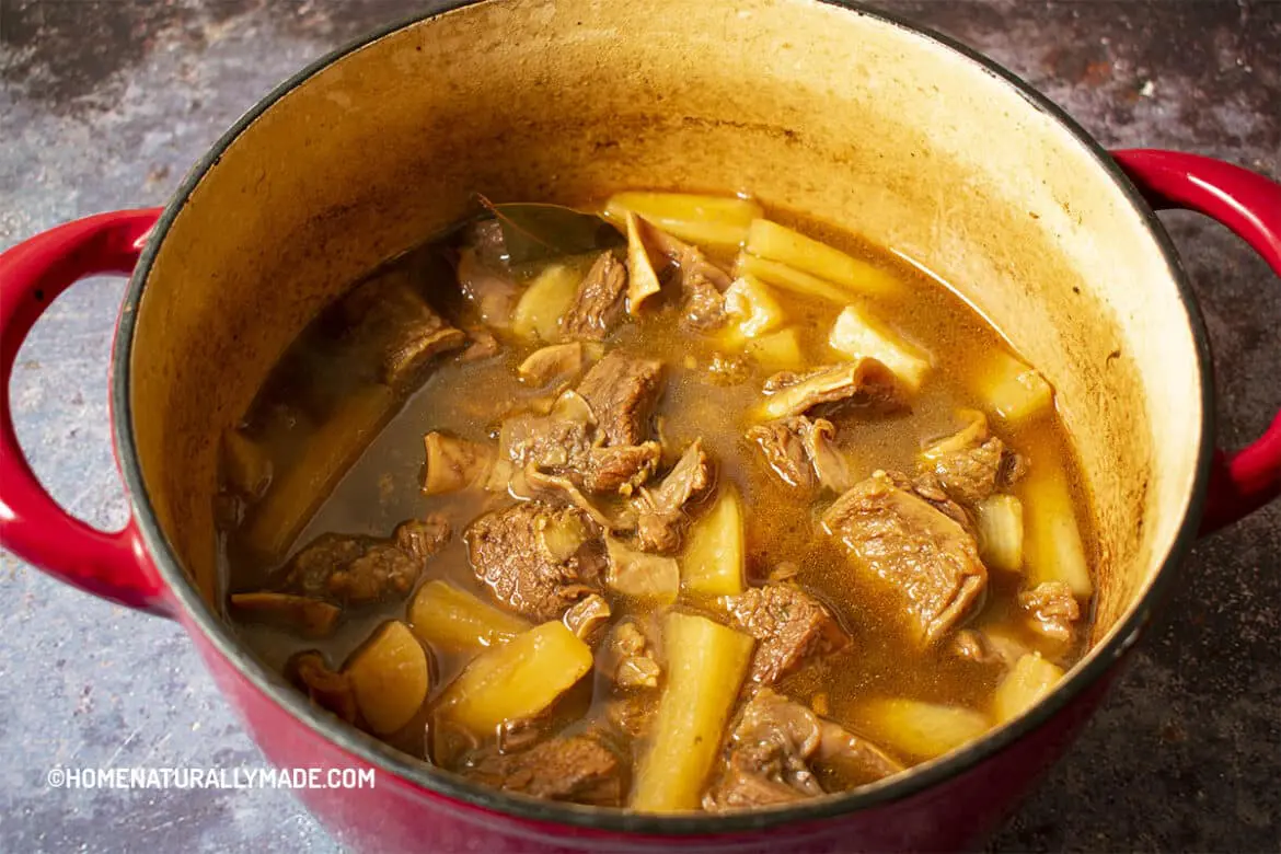 Luo Bo Niu Nan {Cantonese Beef Brisket} - HomeNaturallyMade