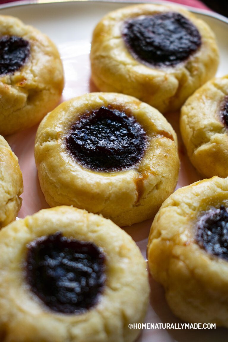 Jam Filled Butter Cookies - HomeNaturallyMade