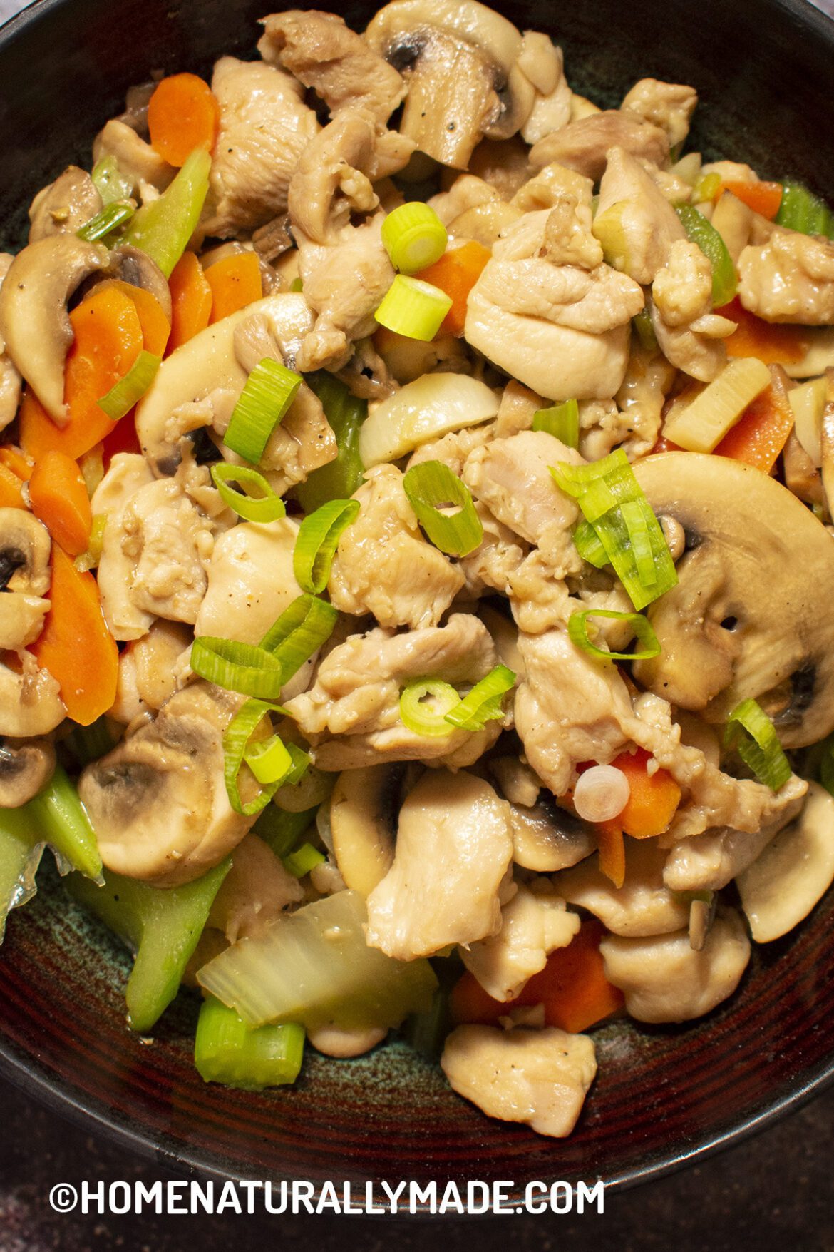 Moo Goo Gai Pan {Chicken and Mushroom} - HomeNaturallyMade