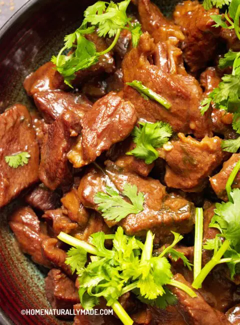 Fei Niu Soup Fatty Beef with Stringy Mushrooms - HomeNaturallyMade