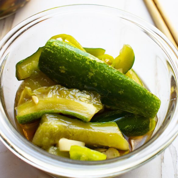 Pickled Cucumber Chinese Style - HomeNaturallyMade