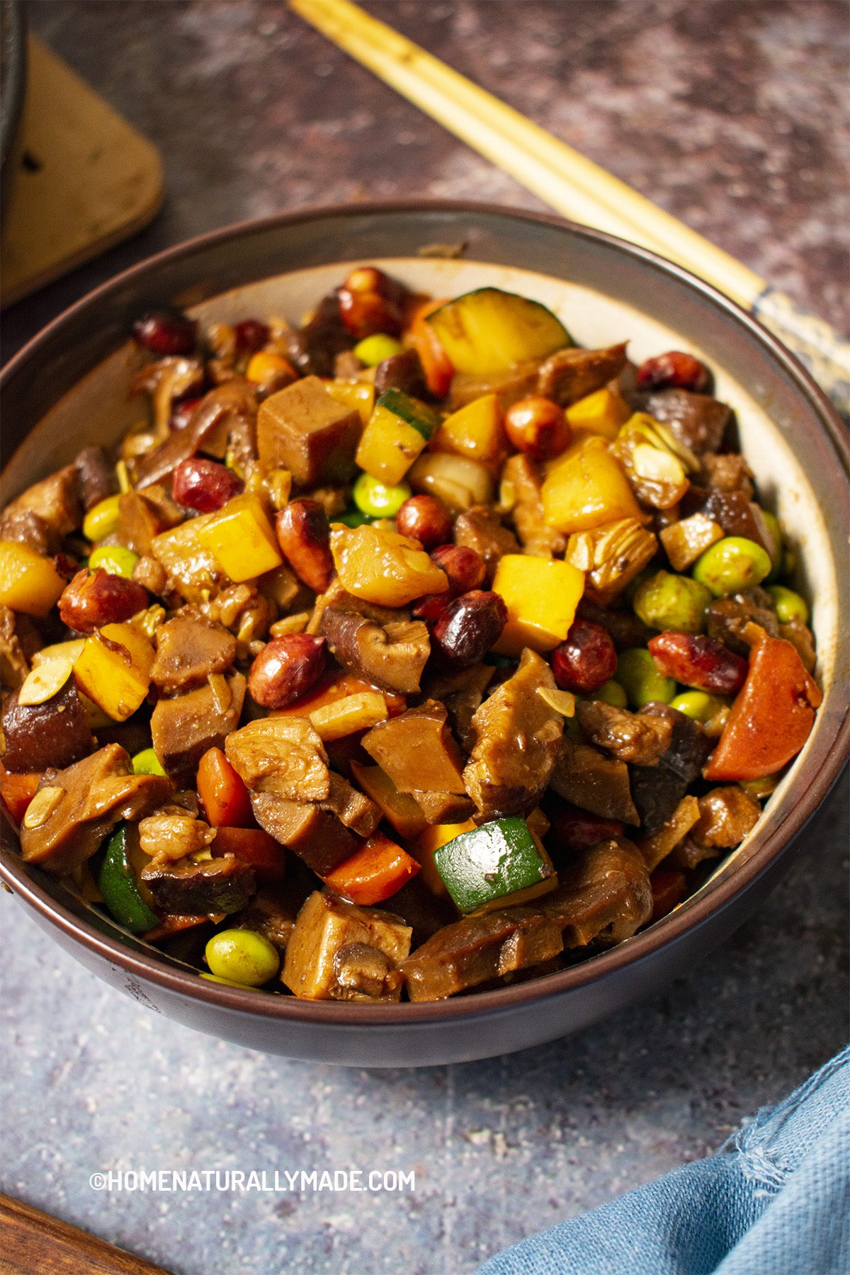 Eight Treasures Stir Fry Shanghai Style - HomeNaturallyMade