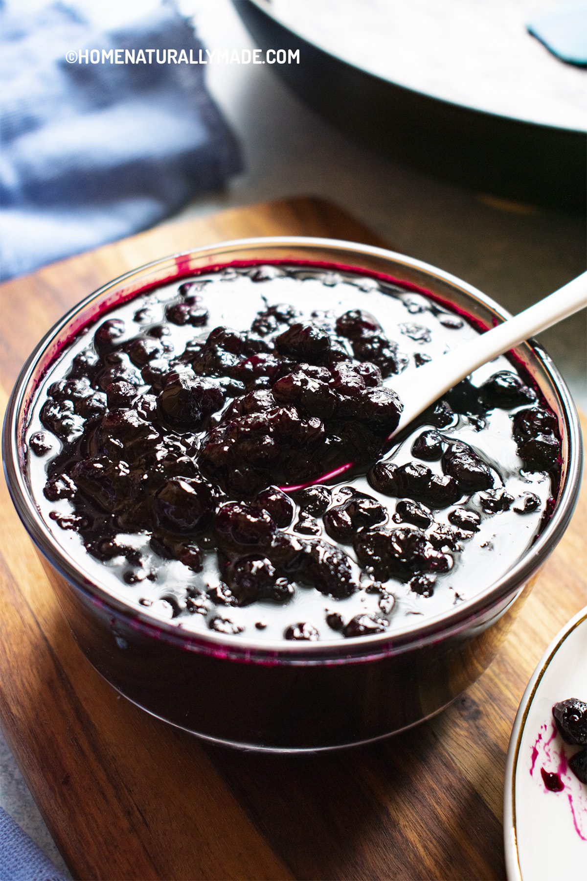 Blueberry Jam or Sauce - HomeNaturallyMade