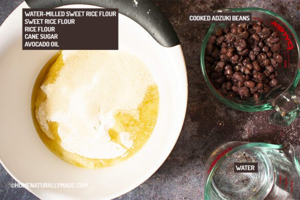 Red Bean Song Gao {Sponge Rice Cake} - HomeNaturallyMade