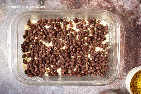 Red Bean Song Gao {Sponge Rice Cake} - HomeNaturallyMade