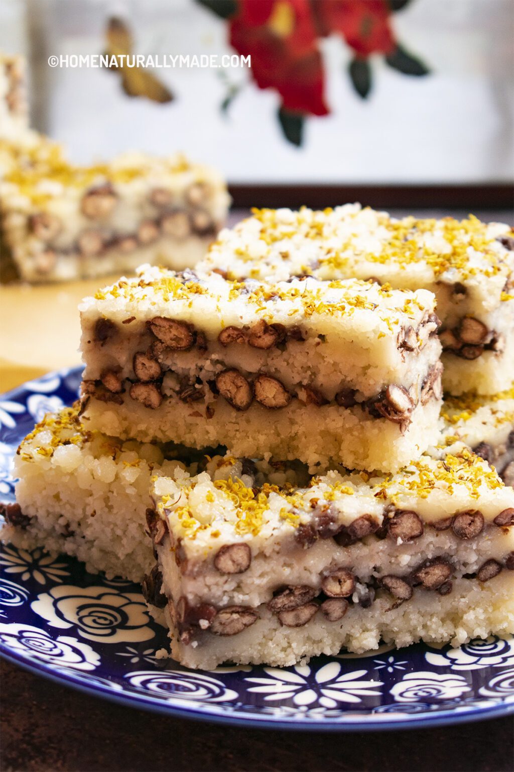 Red Bean Song Gao {Sponge Rice Cake} - HomeNaturallyMade