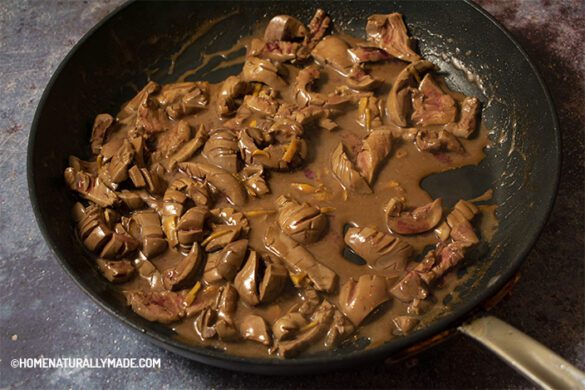 Sauteed Kidneys {Chinese Style} - HomeNaturallyMade