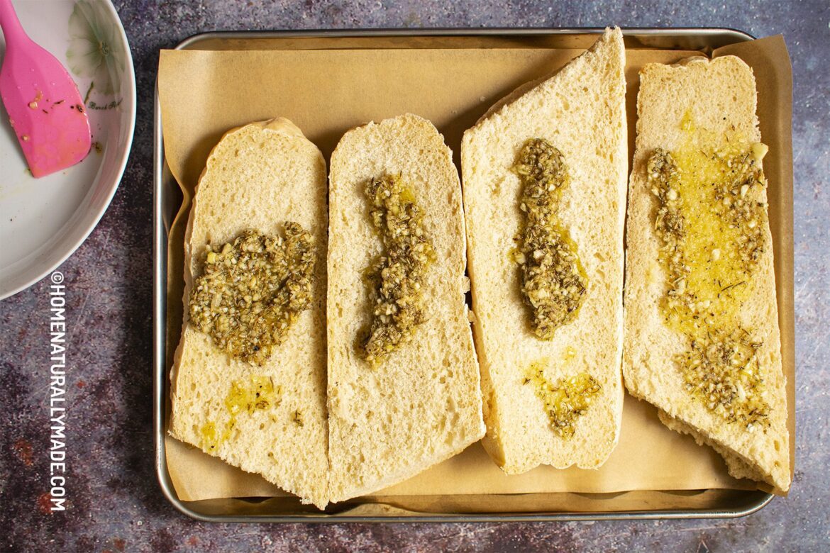 Garlic Bread {Easy Yummy Healthy Way} - HomeNaturallyMade