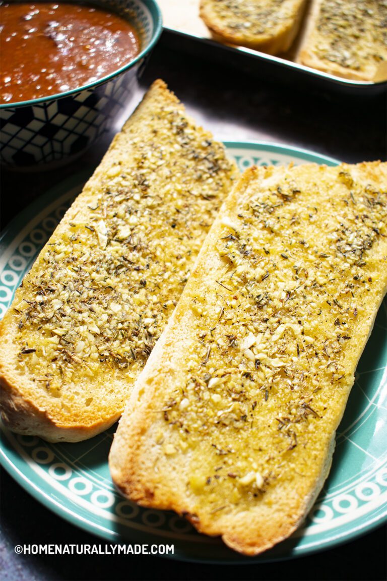 Garlic Bread {Easy Yummy Healthy Way} - HomeNaturallyMade