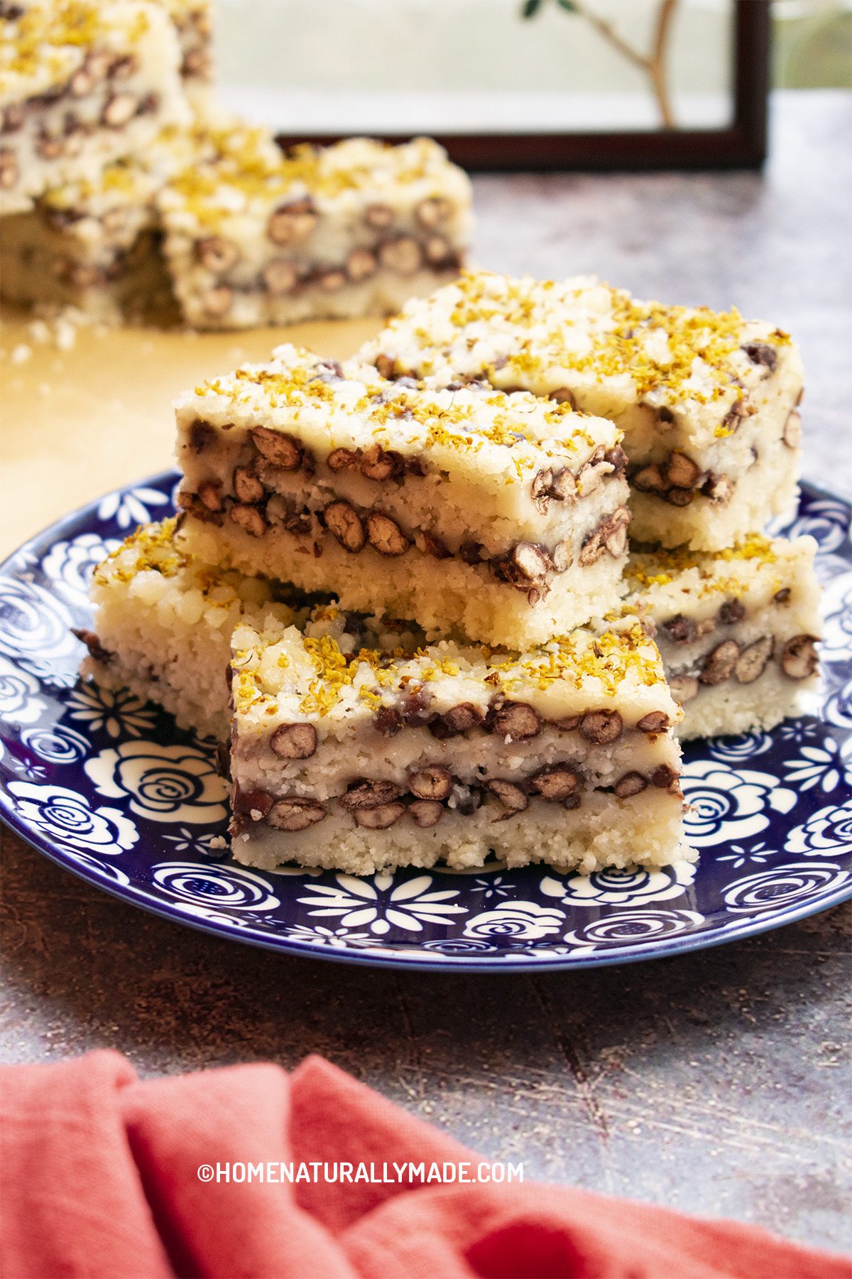 Red Bean Song Gao {Sponge Rice Cake} - HomeNaturallyMade