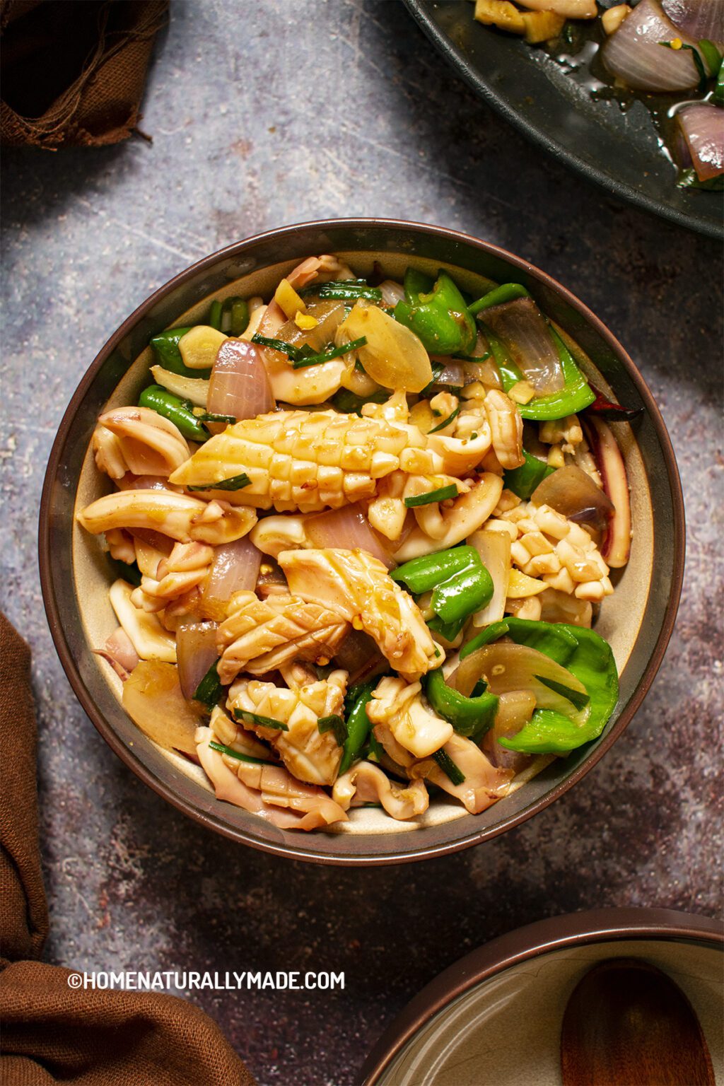 Squid Stir Fry {Traditional Chinese Style} - HomeNaturallyMade