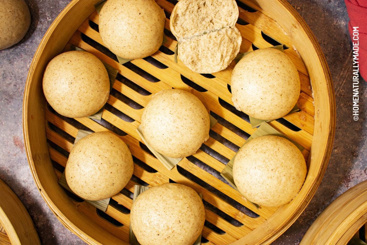 Buckwheat Buns {Steamed Chinese Style} - HomeNaturallyMade