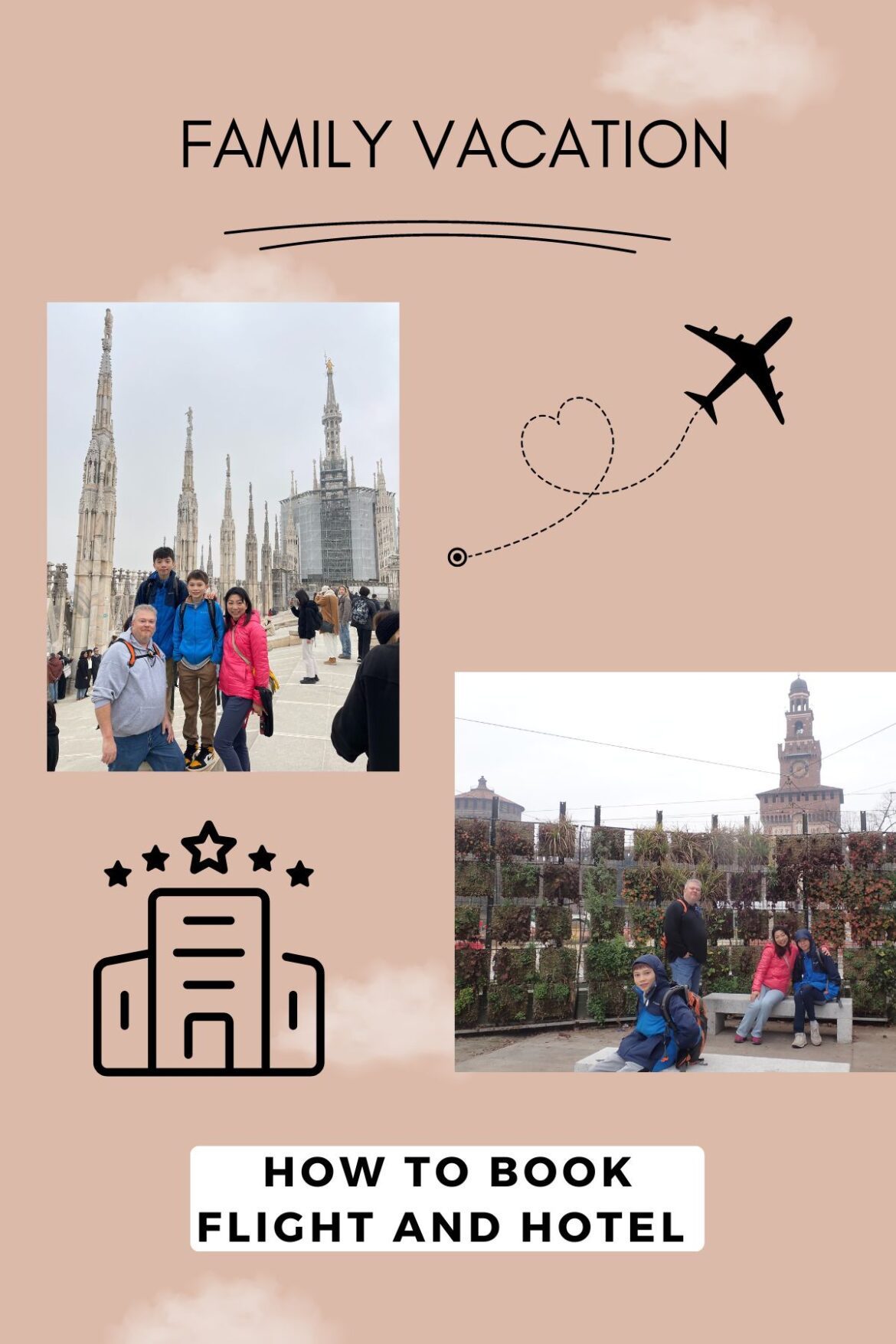 Book Flight and Hotel for Family Vacation - HomeNaturallyMade