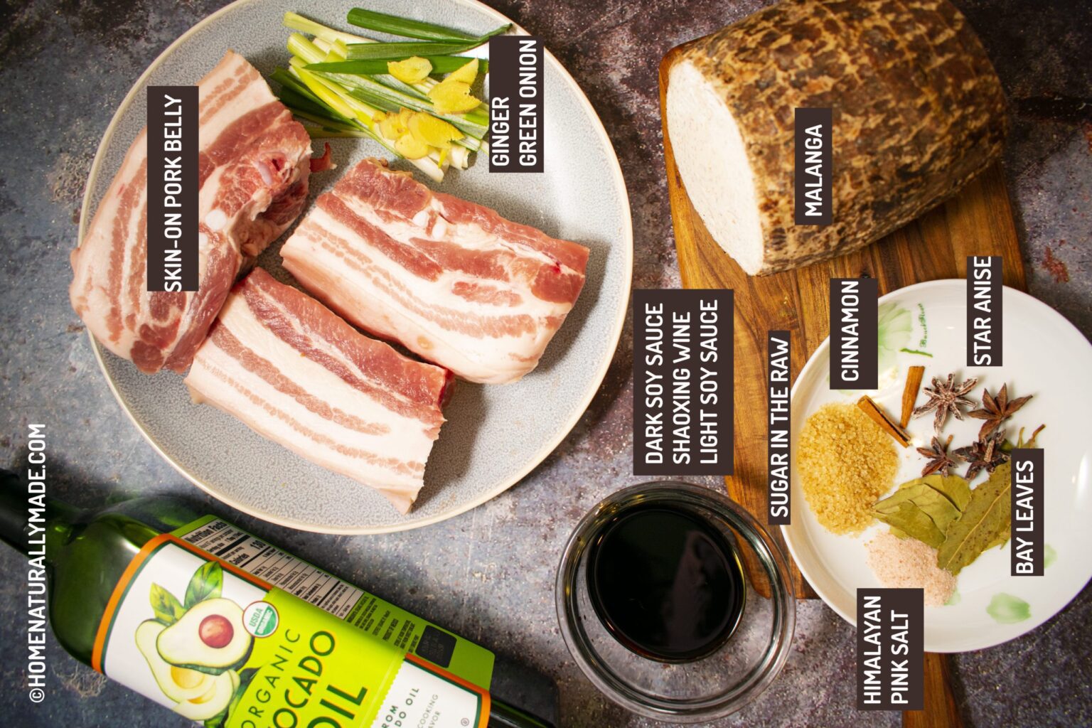 Yu Tou Kou Rou {Pork Belly with Malanga} - HomeNaturallyMade