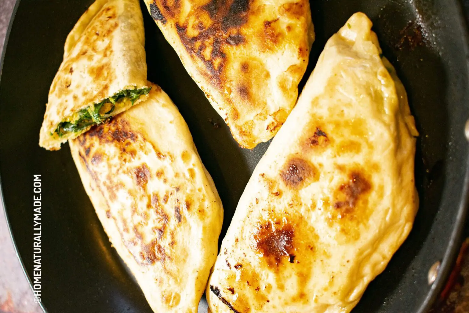 Chive Pockets { 韭菜盒子 Jiu Cai He Zi} - HomeNaturallyMade